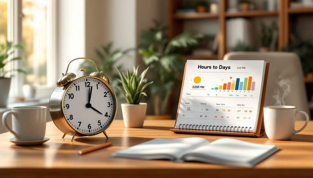 Conversion des heures en jours : méthode simple et efficace